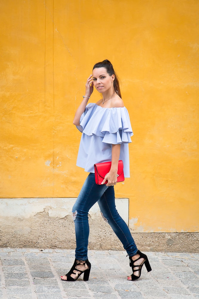 Off the shoulder blouse - Tina Chic